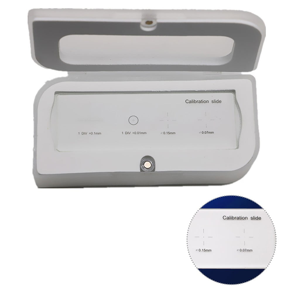 Huajunming 0.01Mm Microscope Slide Reticle Calibration Microscope ...