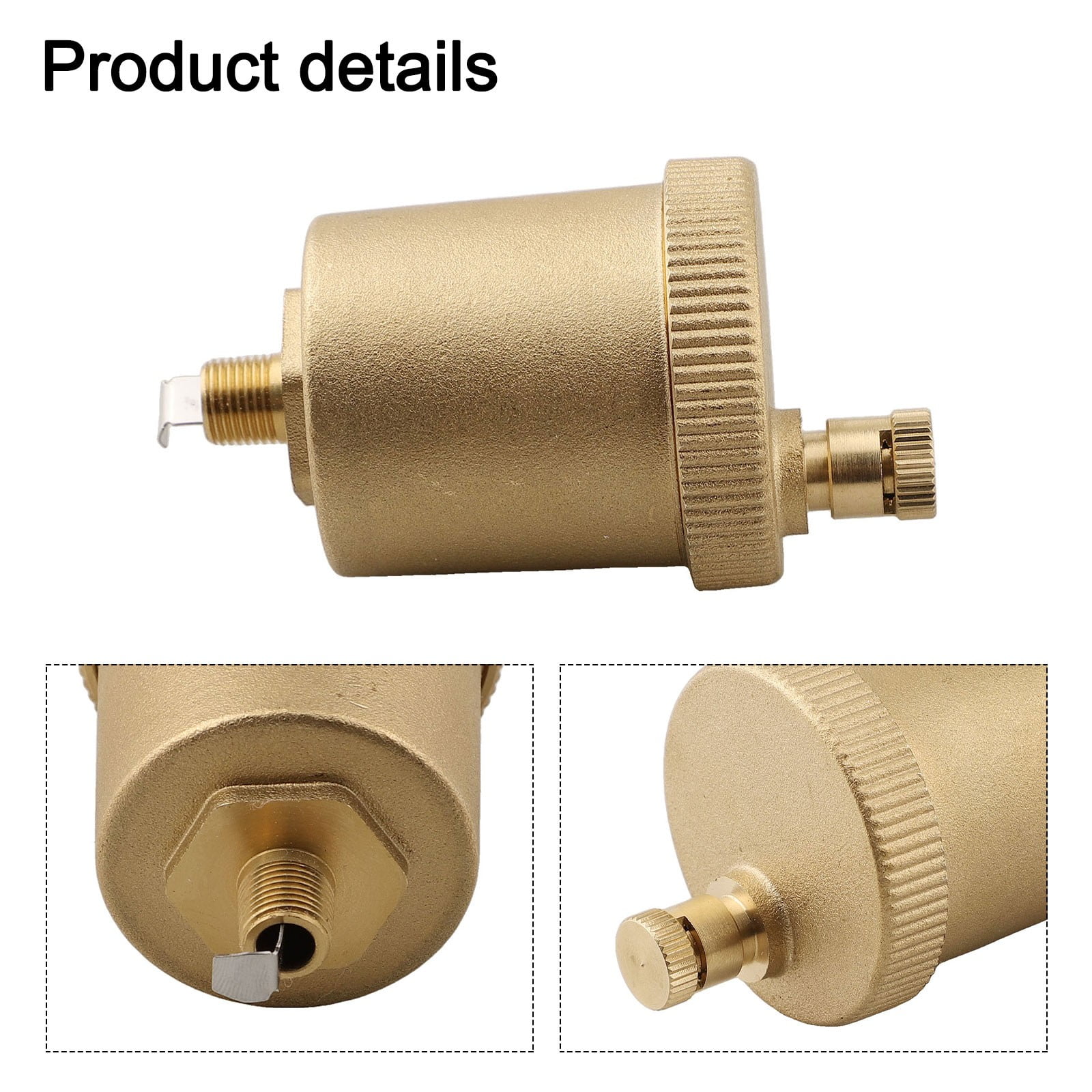 Huajunming 1/8 Inch Automatic Air Vent Valve, Automatic Air Bleed,For ...