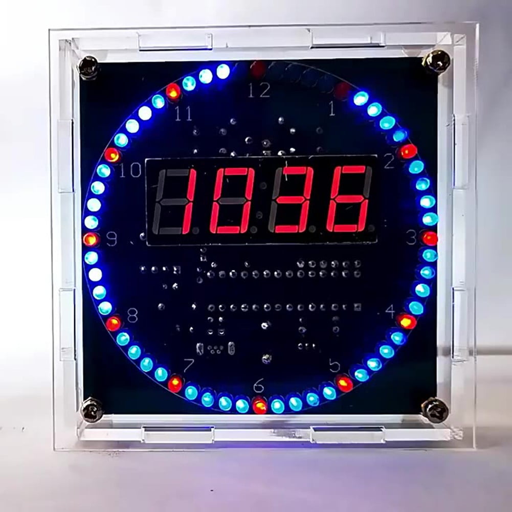 Huajunming 1 Set Electronic Clock Kit, Soldering Practice For Diy Timer ...