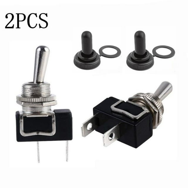 Huajunming 12V 10A Automatic Toggle Switch Marine Waterproof Cover ...