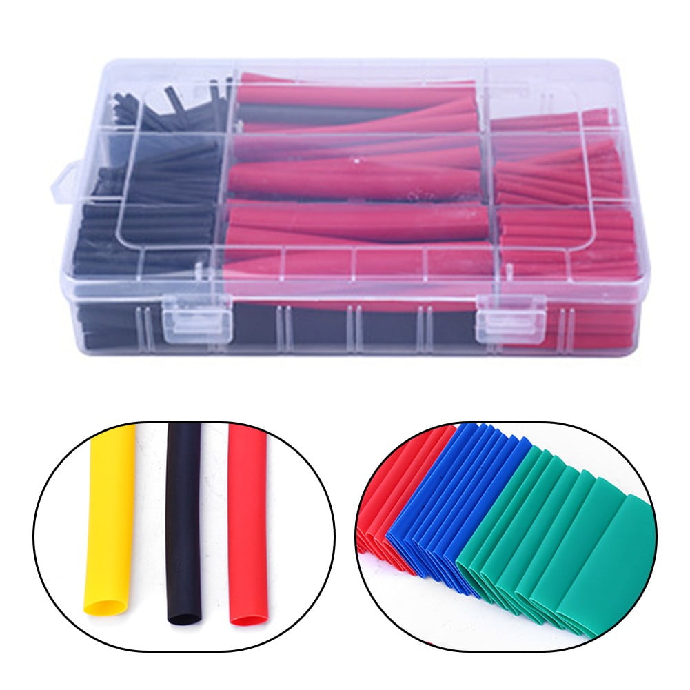 Huajunming 1Box 3:1Insulated Heat Shrink Tubing Kit With Liner 300 Pcs ...