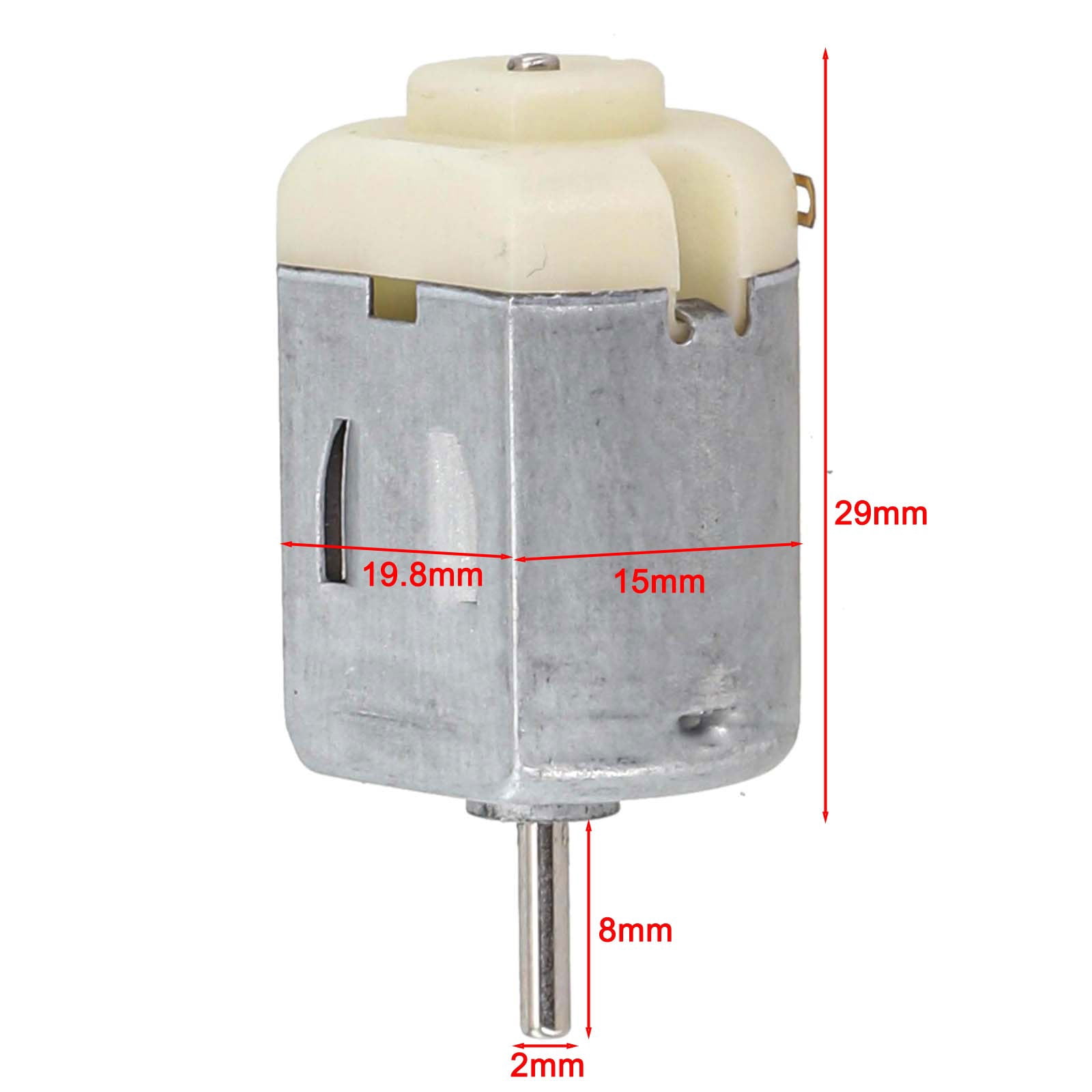 Huajunming 1Pcs 130 Small Dc Motor With 2Mm Shaft Diameter And To 6 ...
