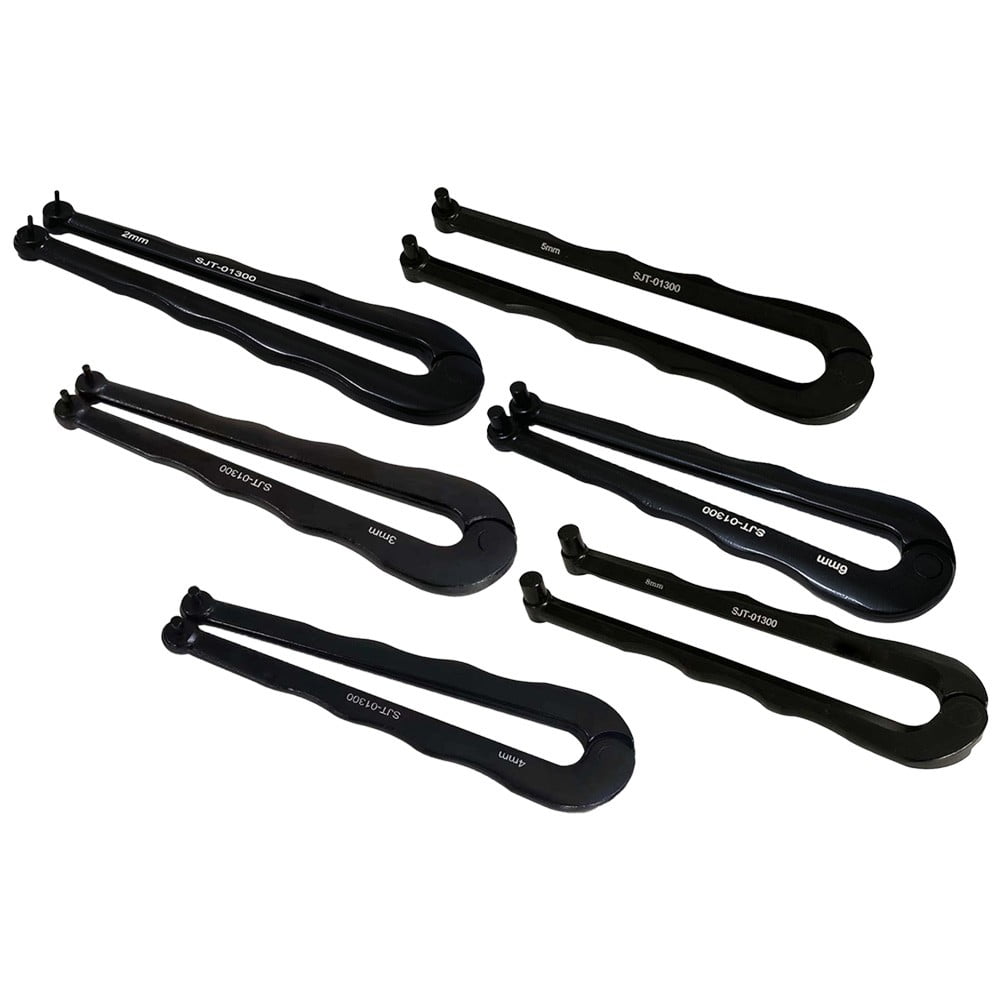 Huajunming 2-8Mm Finish Steel Adjustable Pin-Type Face Spanner Wrench ...