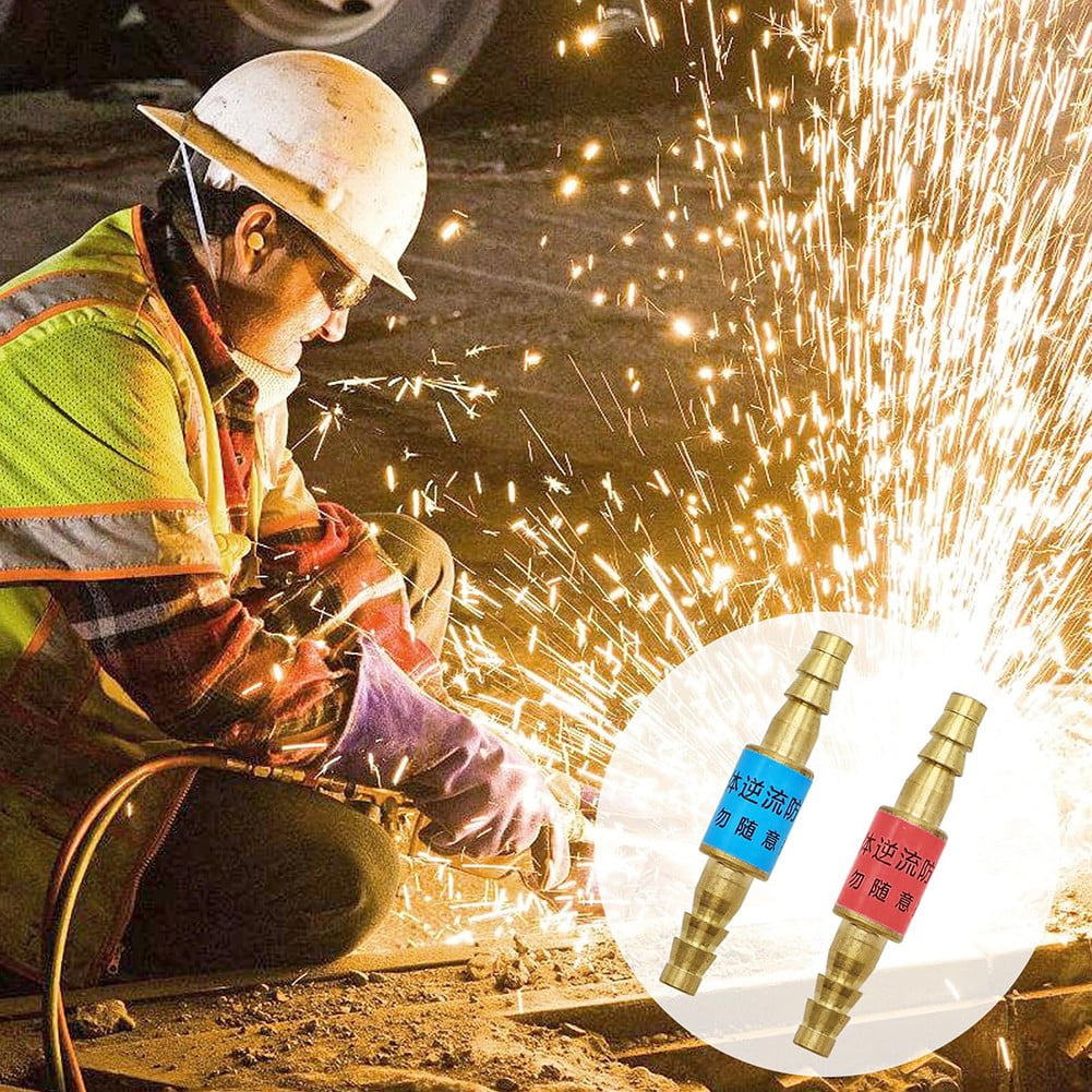 Huajunming 2 Pcs Flashback Arrestors With 4 Clamps, Soldering Tool ...