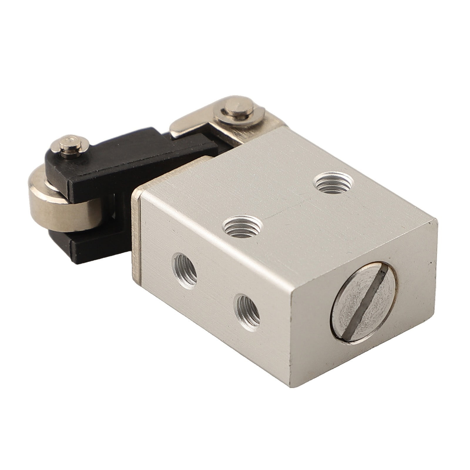 Huajunming 2 Position 3-Way Pneumatic Mechanical Valve S3R-M5 Roller Type Mechanical Valve ...