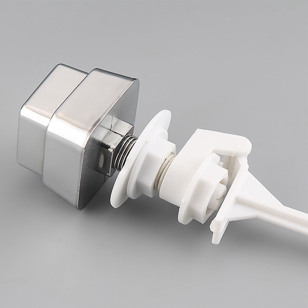 Huajunming 2Pcs Push Button Toilet Flush Kit Side Mount Water Tank Trip ...