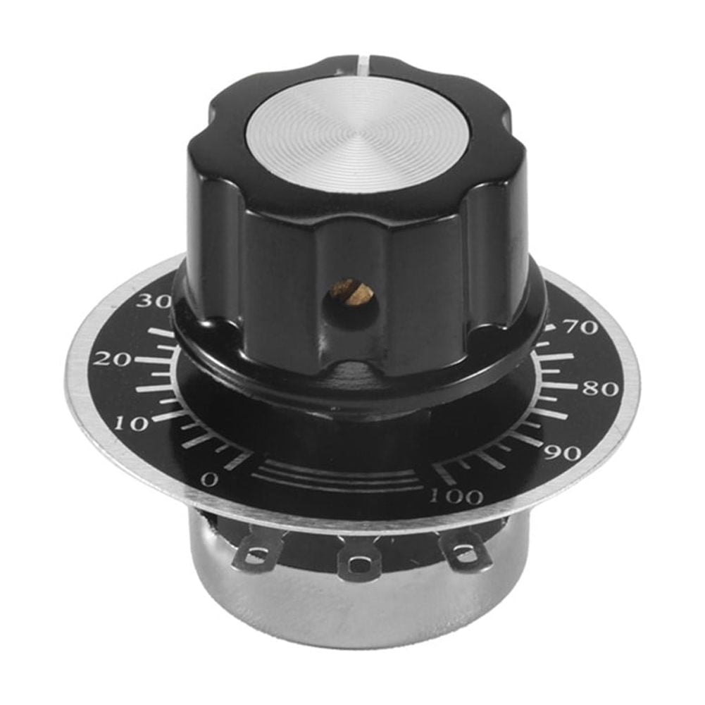 Huajunming 2Pcs Rotary Potentiometer,Single Turn Carbon Film Rotary ...