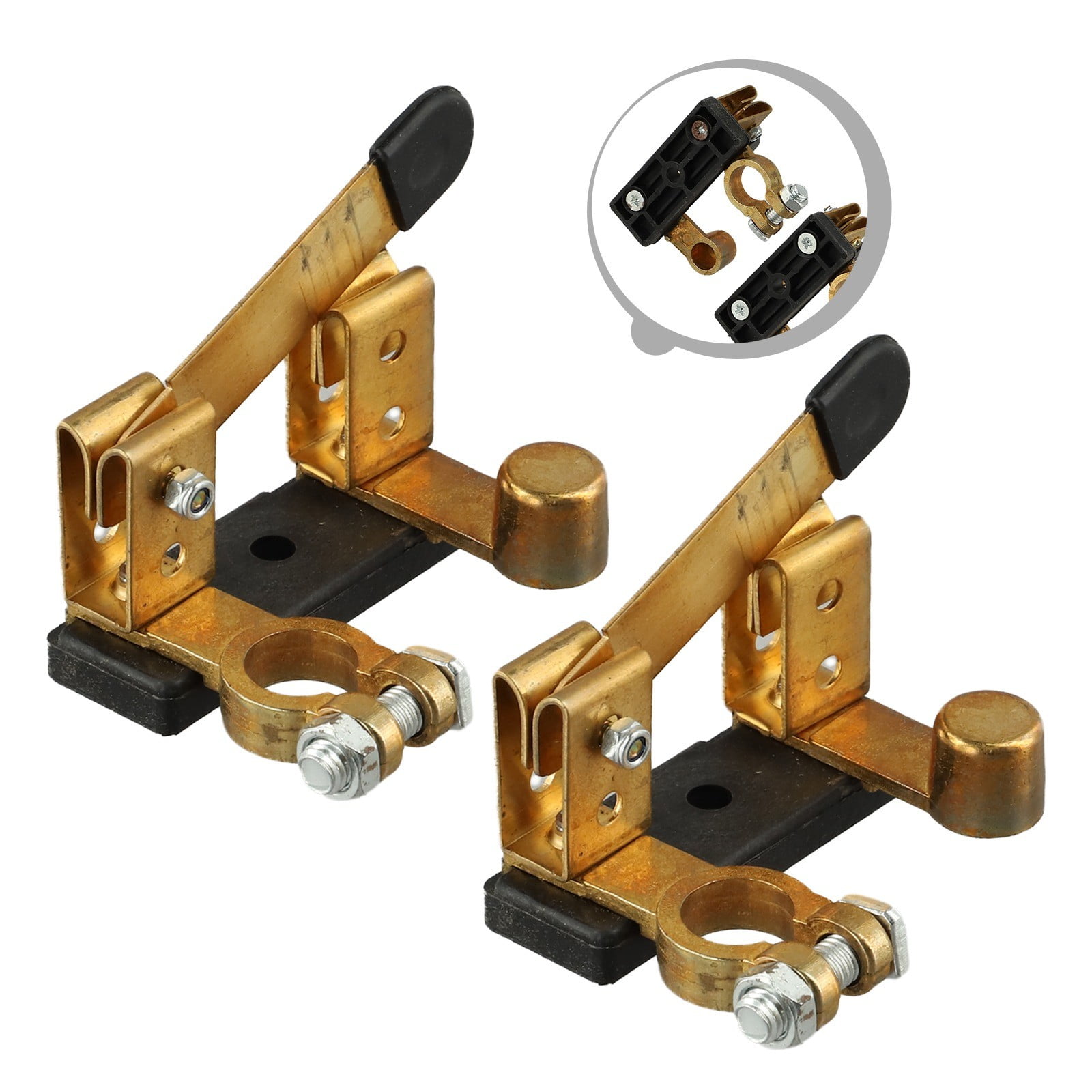 Huajunming 2X Battery Isolator Switch Battery Disconnect Switch ...