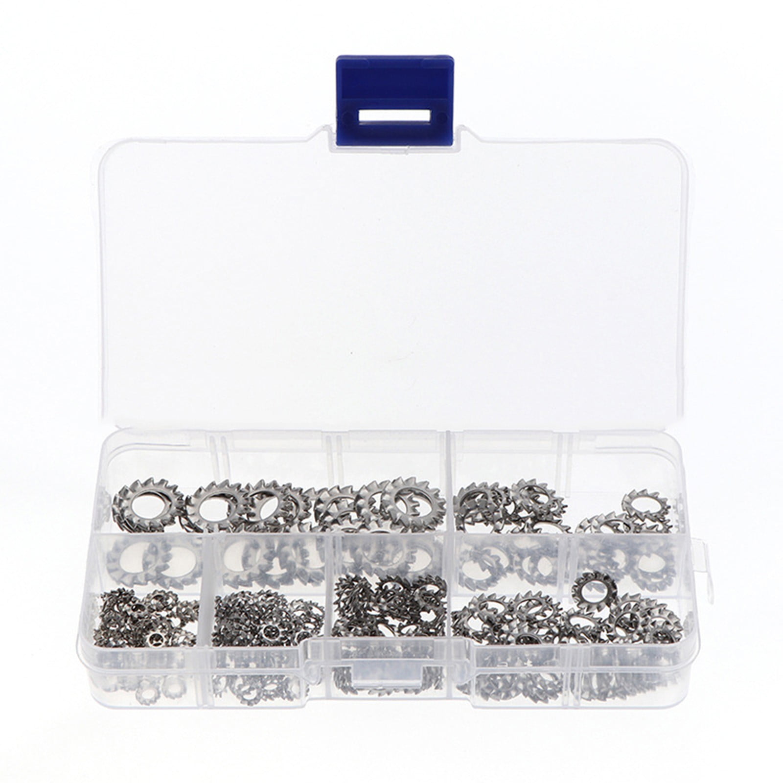 Huajunming 300Pcs 304 Stainless Steel Star Lock Washers With External ...