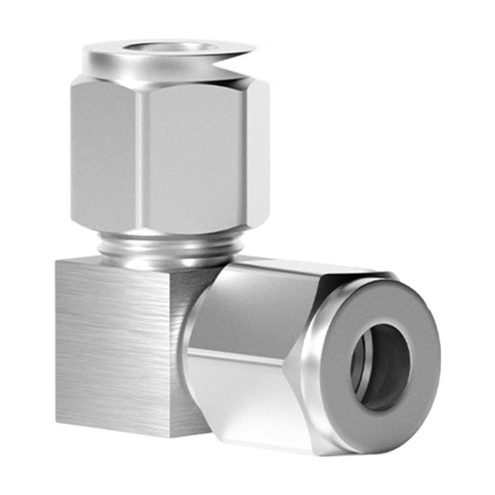 Huajunming 304 Stainless Steel Ferrule Compressor Right Angle Joint Air ...