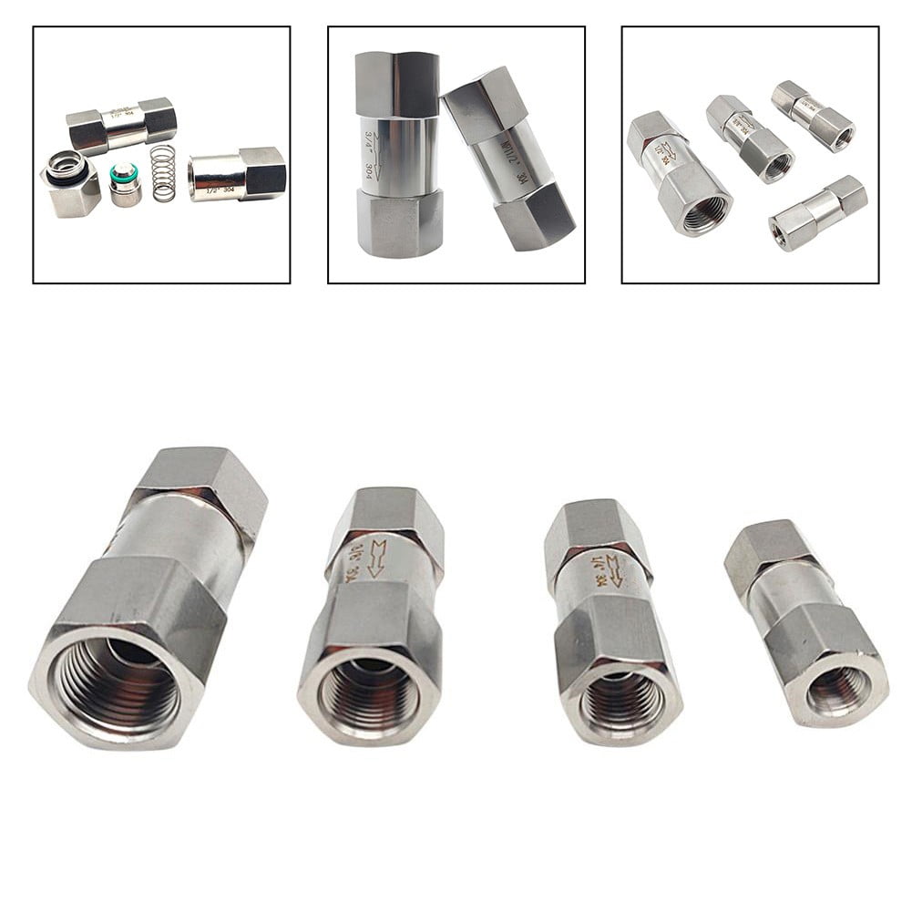 Huajunming 304 Stainless Steel Npt Check Valve Backflow Prevention Non ...