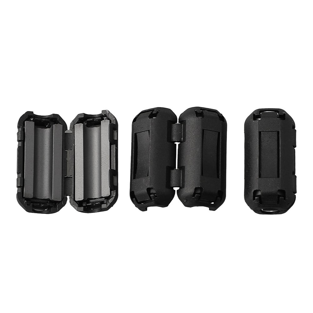 Huajunming 40Pcs Ferrite Cores Noise Suppression Filter Ring Clips On ...