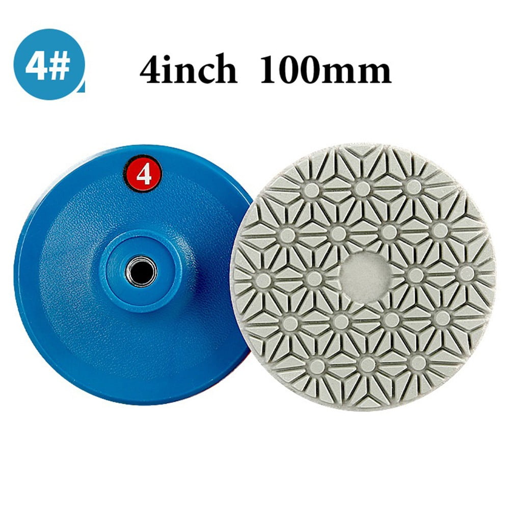 Huajunming 4Inch Wet Dry Polishing Pads Sanding Discs Grinding Wheels ...