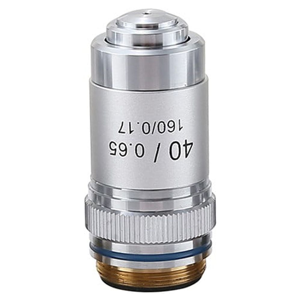 Huajunming 4X 20X 40X 60X 100X 195 Achromatic Microscope Objective,40X ...