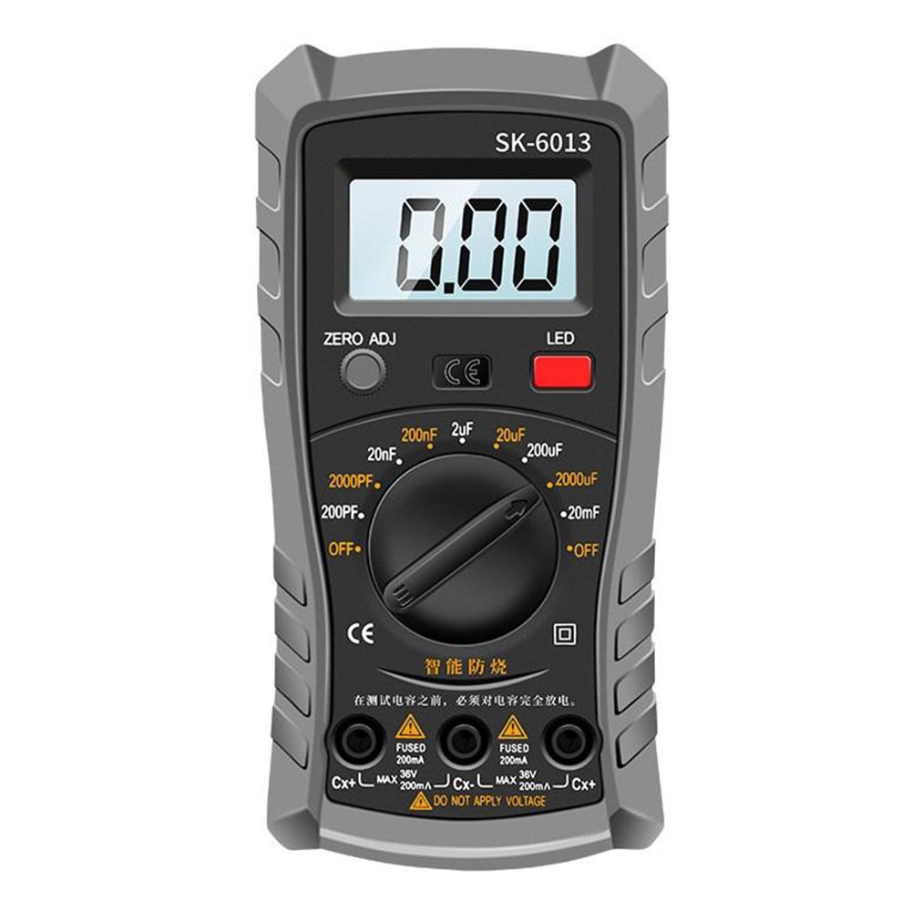 Huajunming 6013 Digital Capacitance Meter Large Capacitance Tester ...