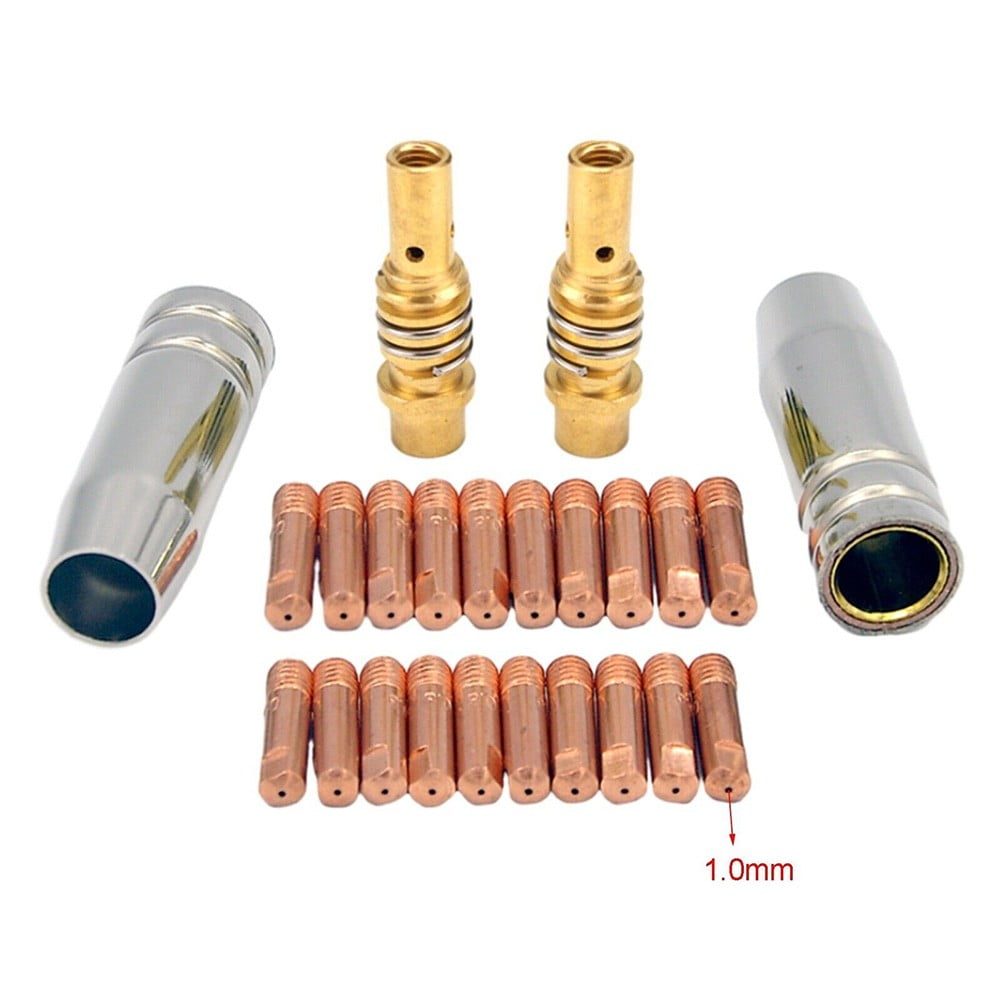 Huajunming Advanced Mig Welding Torch Kit Mb15 15Ak 023 030 035 Contact Tip Nozzle Diffuser-1 ...