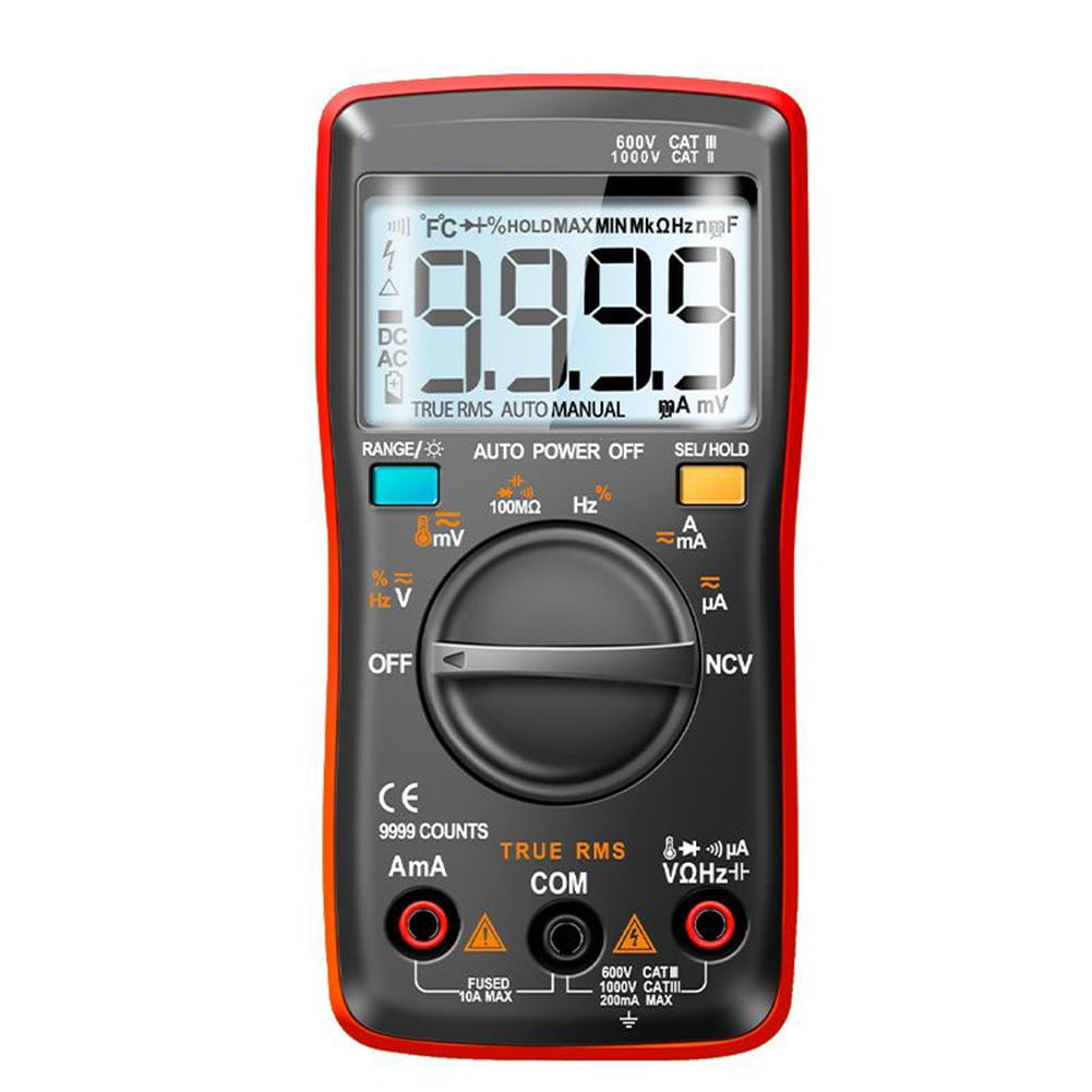 Huajunming An8009 Nvc Smart Digital Multimeter Ac/Dc Voltage And ...