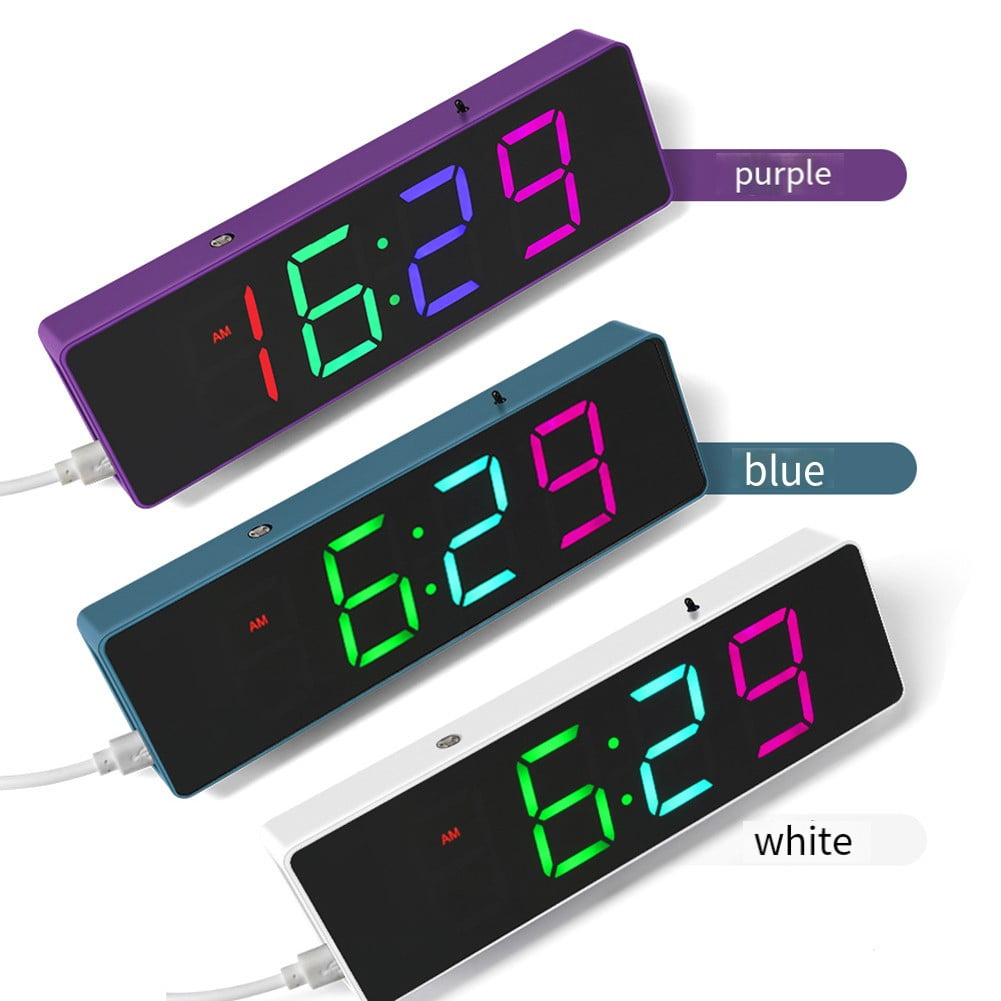 Huajunming Colorful Digital Clock Soldering Project Practice Colorful ...