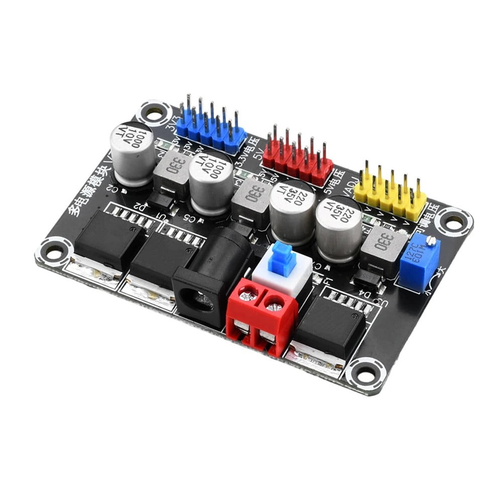 Huajunming Dc 7-25V To Dc 3.3V/5V Adjustable Regulated Power Supply ...