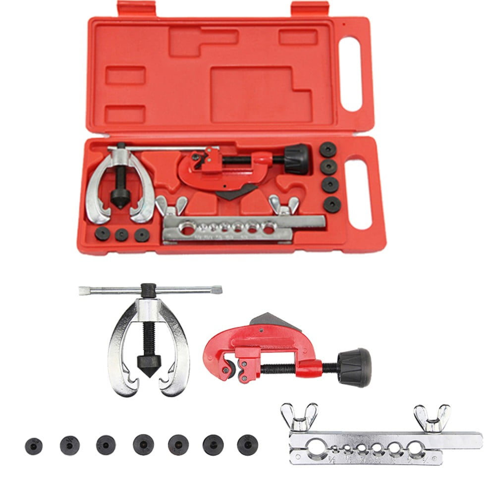 Huajunming Double Flaring Tool Kit For 3/16-5/8 7 Dies Automotive Line ...