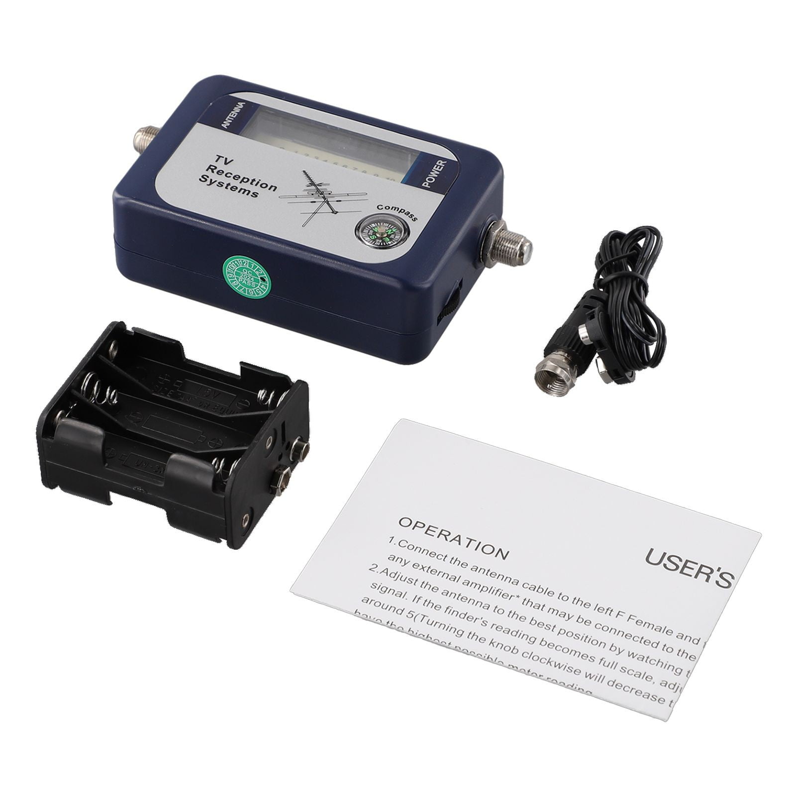 Huajunming Dvb-T Finder Tv Antenna Signal Strength Meter Digital Aerial ...