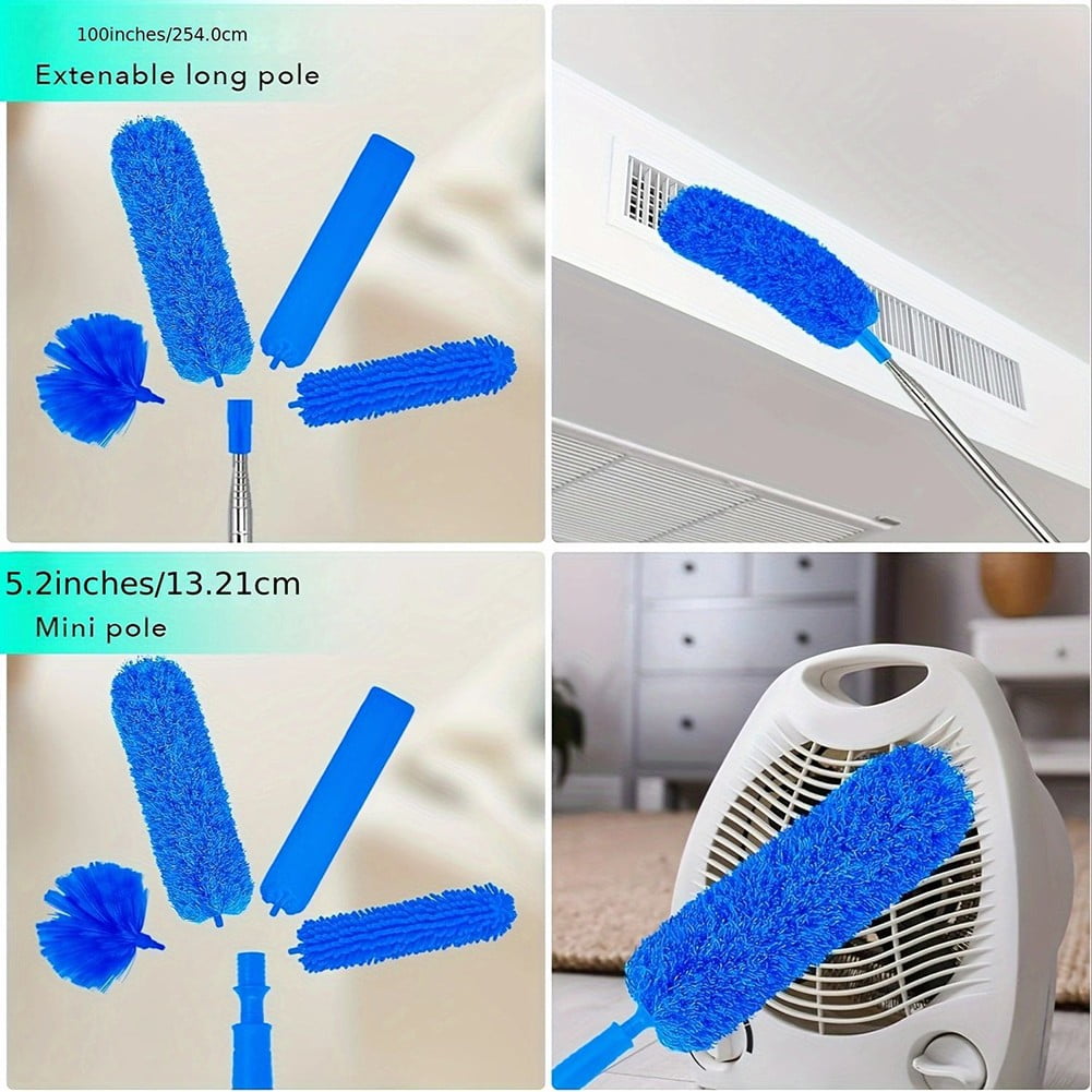 Huajunming Extendable Feather Duster For Cleaning Spider Webs Cars ...