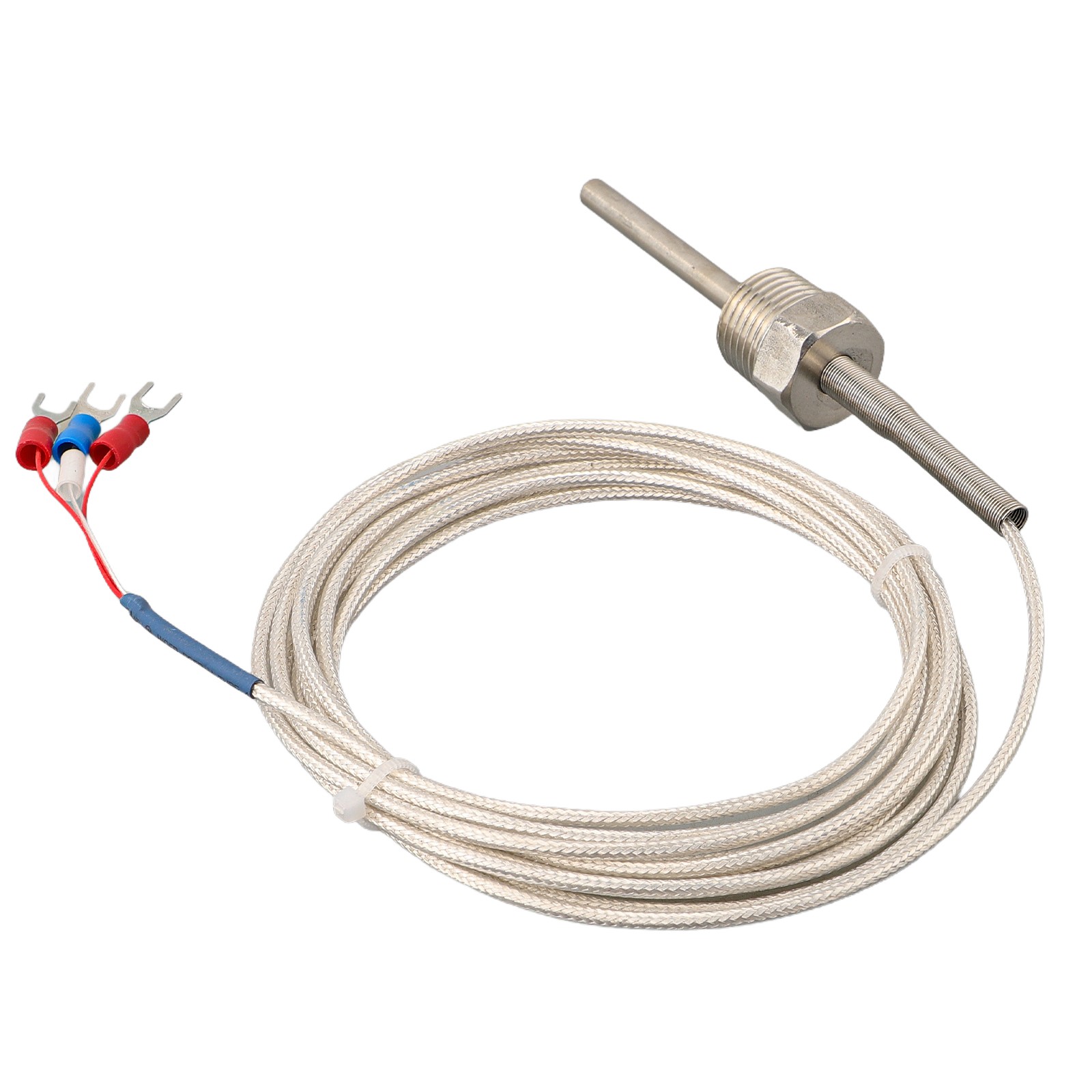 Huajunming For Rtd Pt100 Temperature Sensor Stainless Steel Probe 3 Wires 3 M Cable -50~200 ...