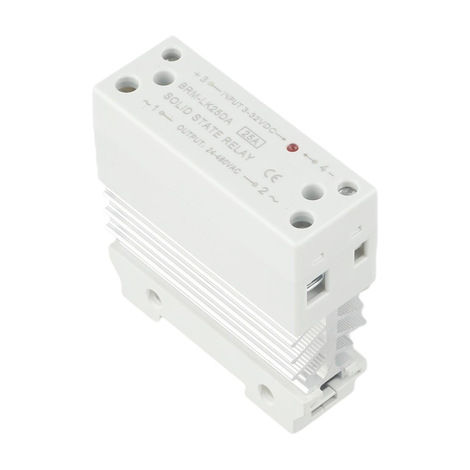 Huajunming Integrated Rail Solid State Relay 25A Dc Control Ac Single ...