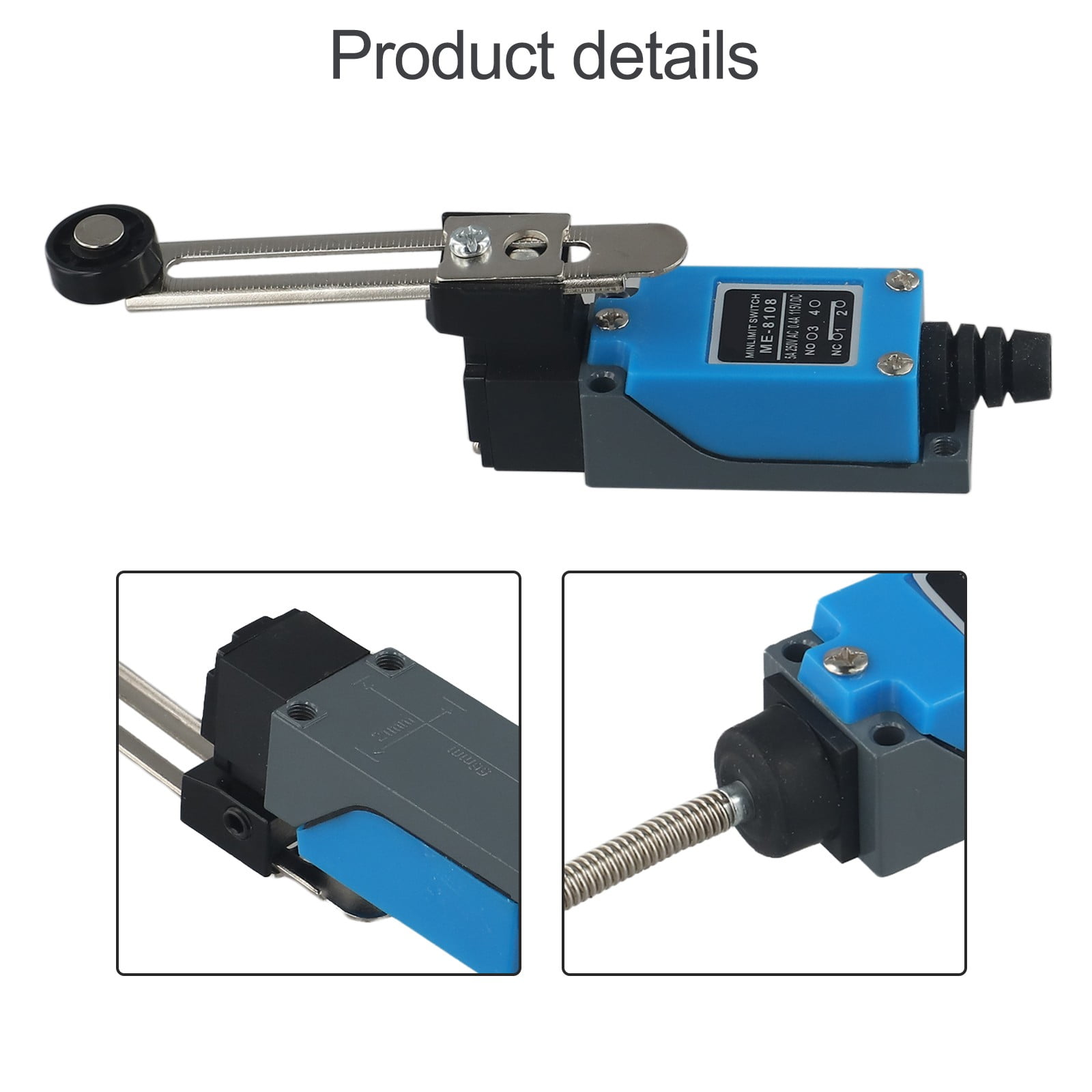 Huajunming Ip65 Travel Switch Me-8108 Limit Sensor Switch Limit Switch ...