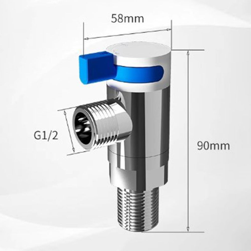 Huajunming Large Flow Angle Valve Rotating Full Switch Triangle Water ...