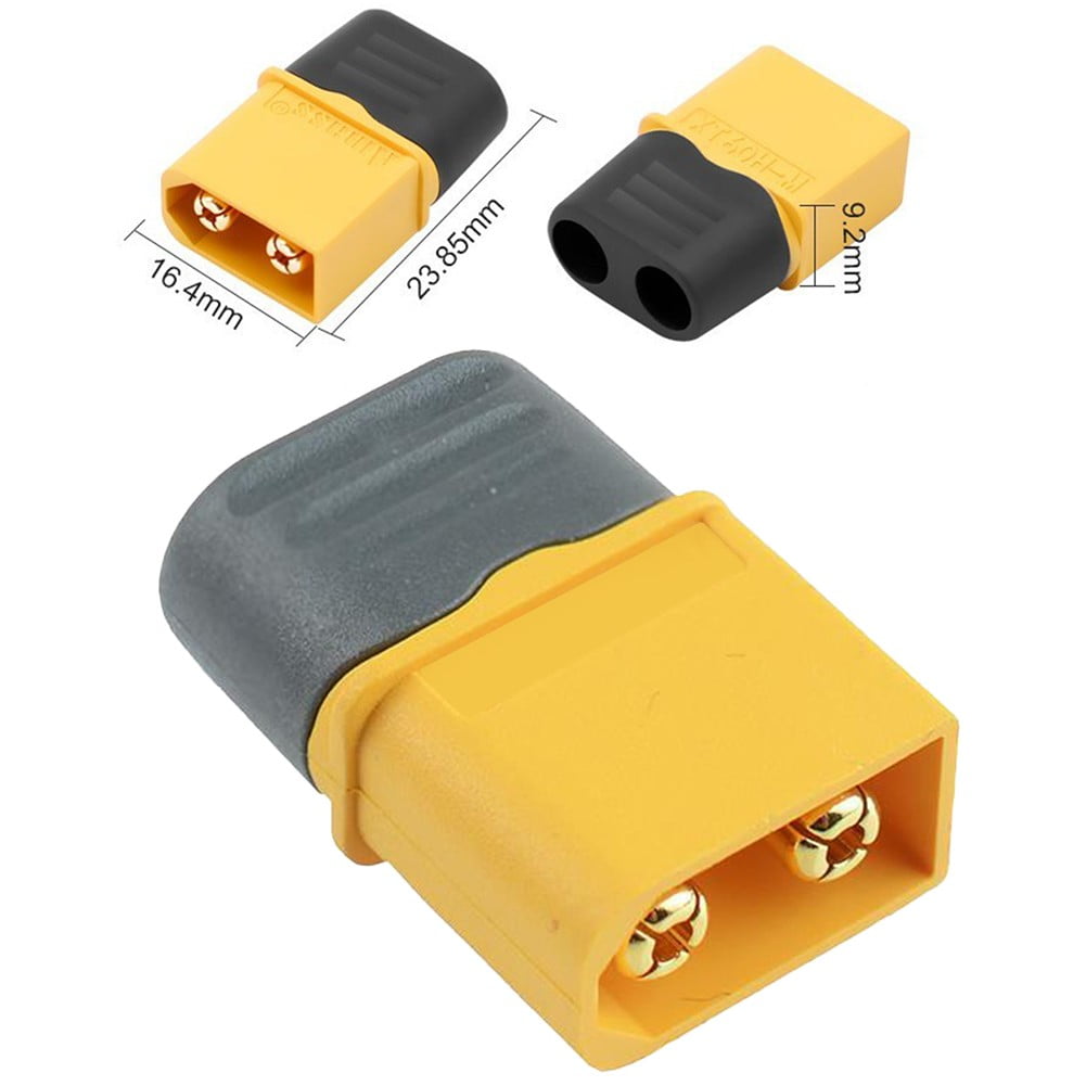 Huajunming Male And Female Xt60H Gold Plated Connectors With Cover ...
