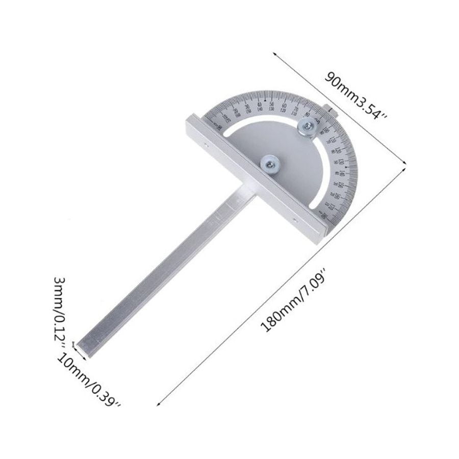 Huajunming Mini Table Saw Circular Router Miter Gauge Diy Woodworking ...