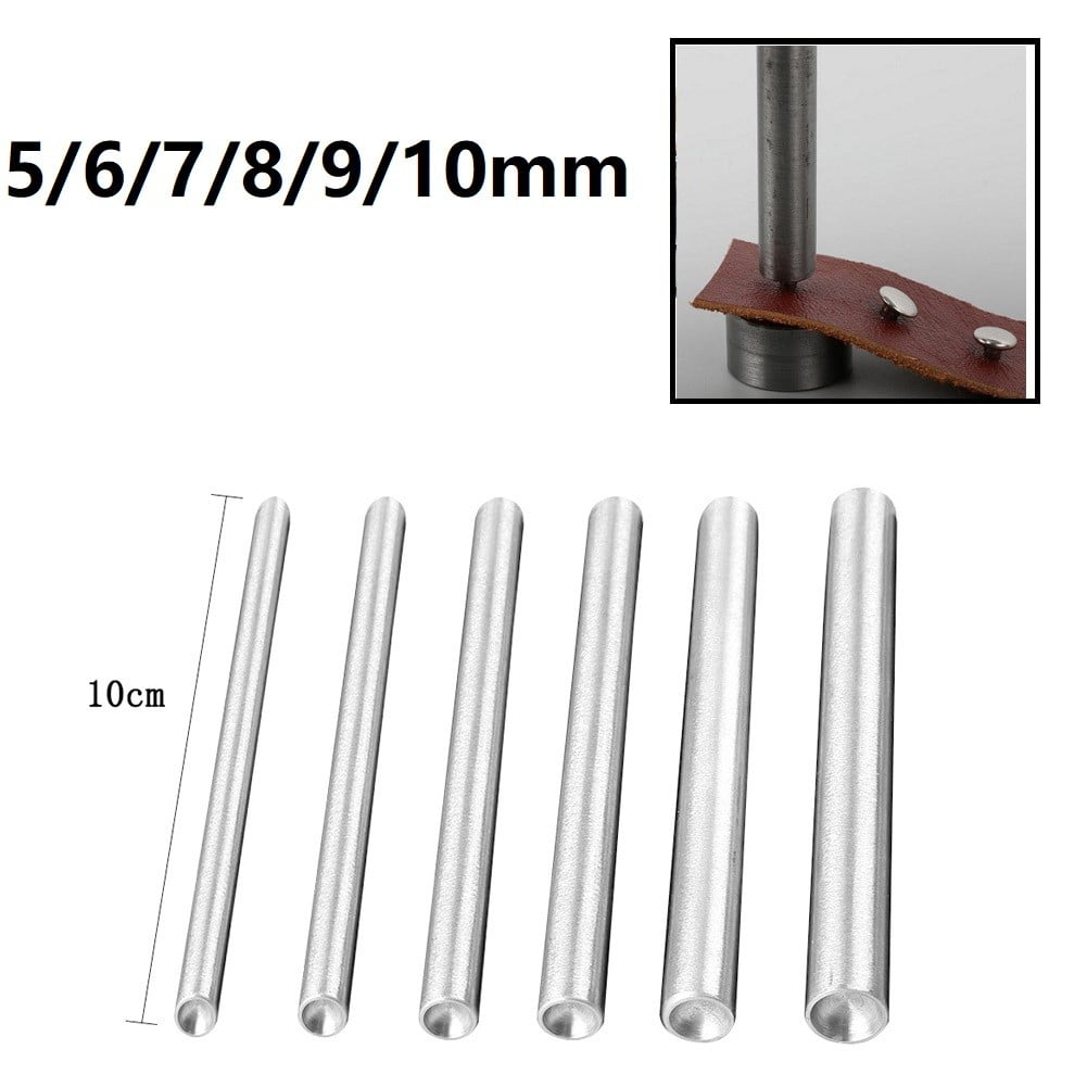 Huajunming Mushroom Domed Snap Rivet Setting Tool Steel For Spike Studs ...
