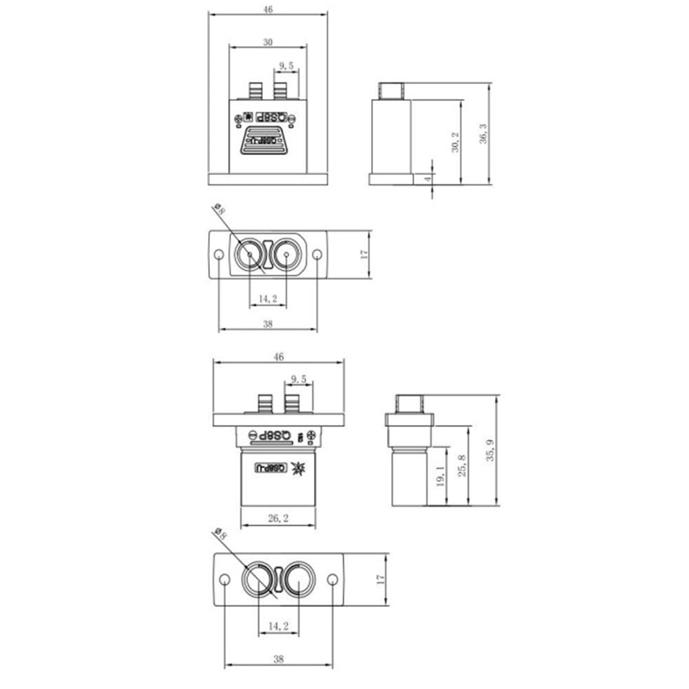 Huajunming Qs8P—U-Type Battery Current Explosion-Proof Battery ...