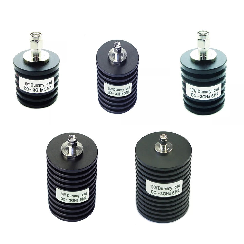 Huajunming Rf Coaxial Dummy Load Resistor For Sma Male Connector 5-100W ...