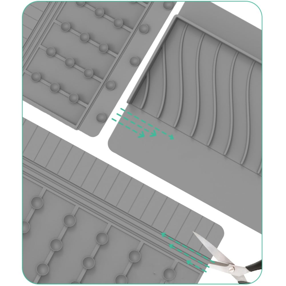Huajunming Silicone Kitchen Sink Edge Protector Bathtub Splash Guard ...