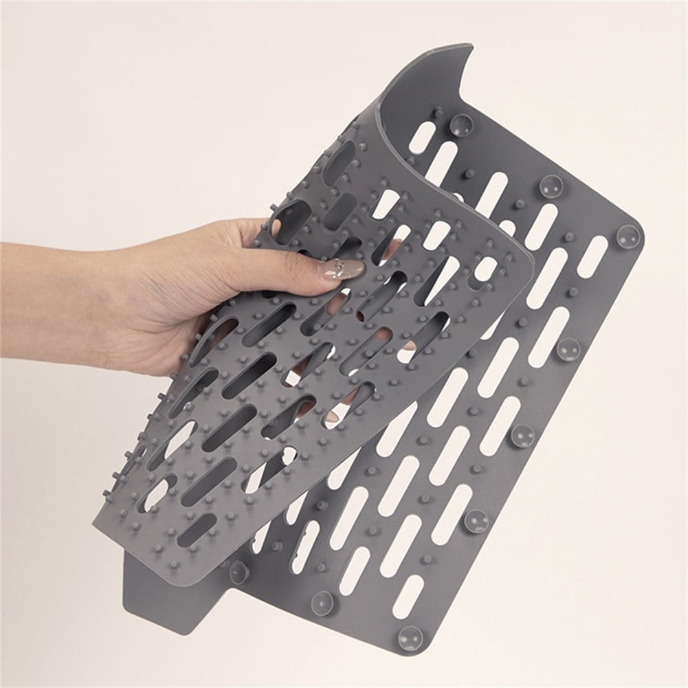 Huajunming Silicone Sink Saddle Mat Kitchen Sink Protector Divider Mat ...