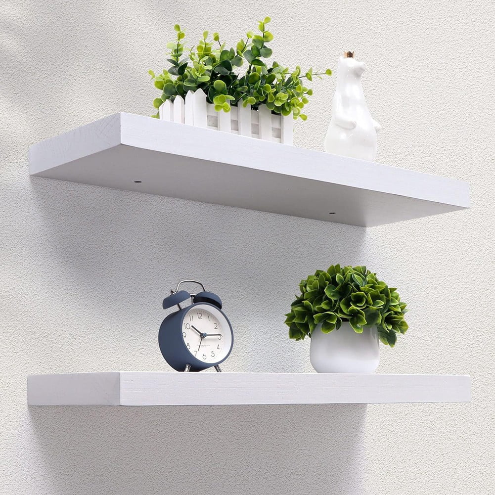 Huajunming Stylish Wooden Floating Shelf: Elevate Your Space With ...