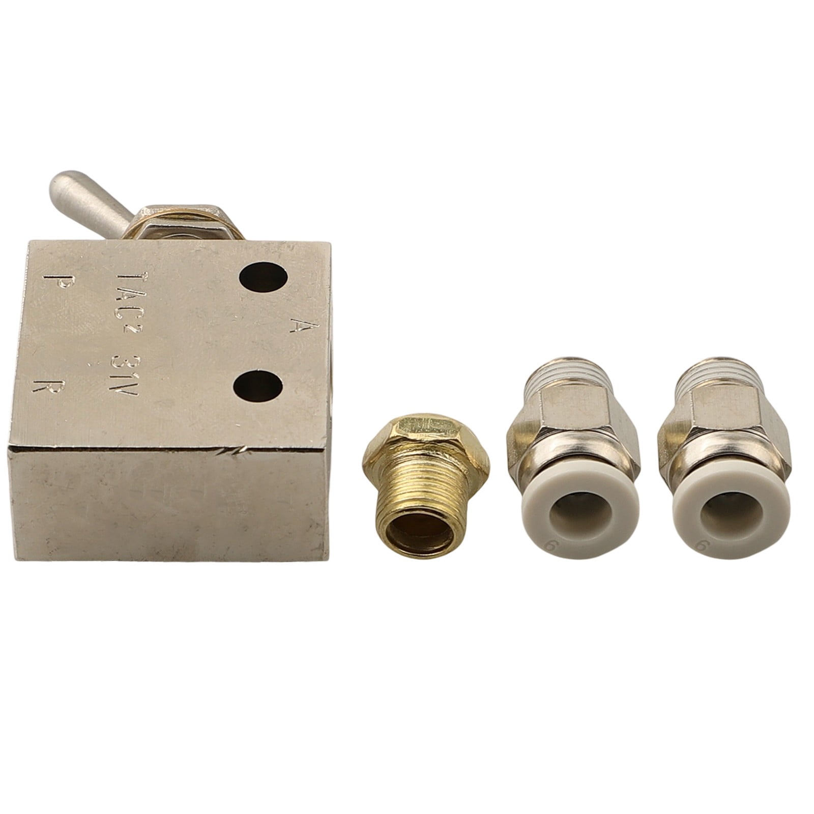 Huajunming Tac2-31V Pneumatic Valve 2 Position 3 Way Mechanical Valve ...
