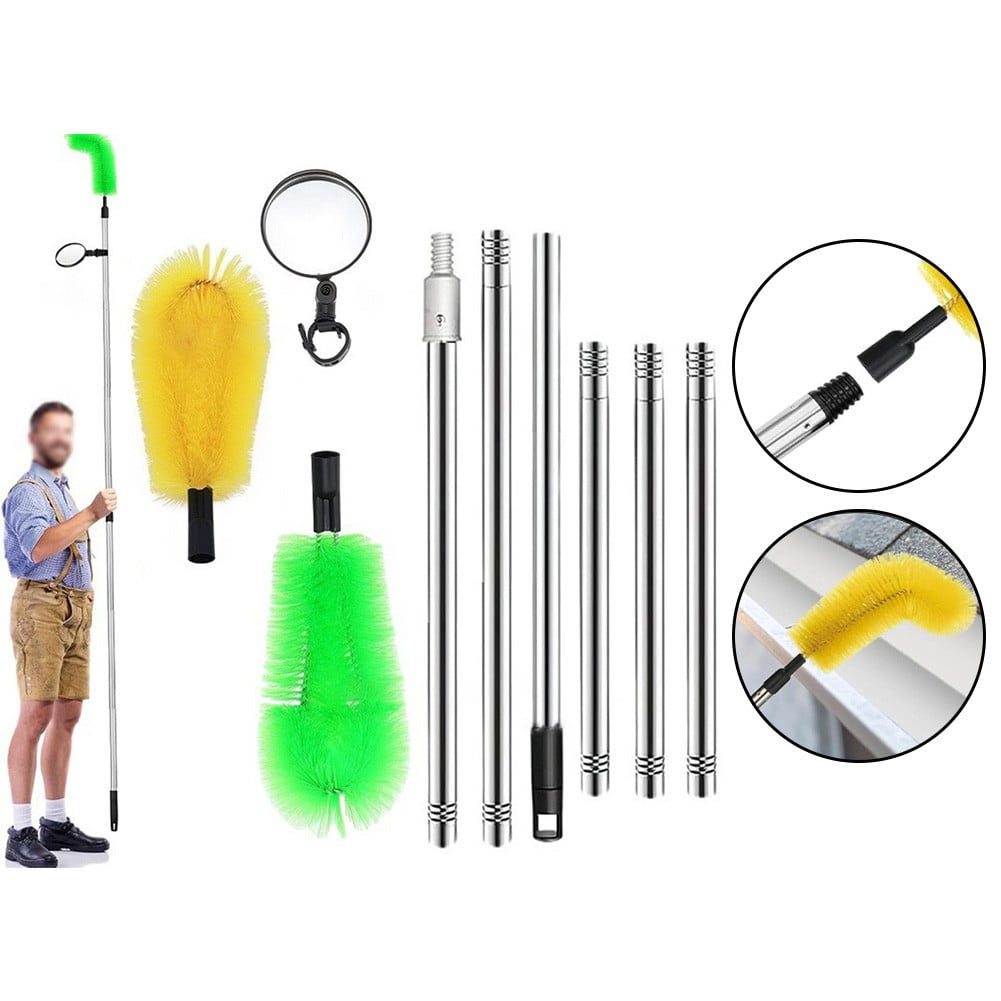 Huajunming Telescopic Gutter Brush Extendable Gutter Cleaner Tool For ...
