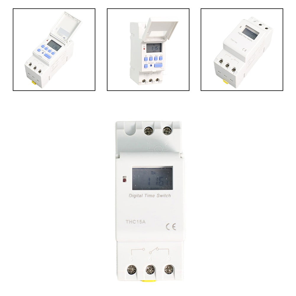 Huajunming Time Relay Switch,Digital Lcd For Din Programmable Rail ...