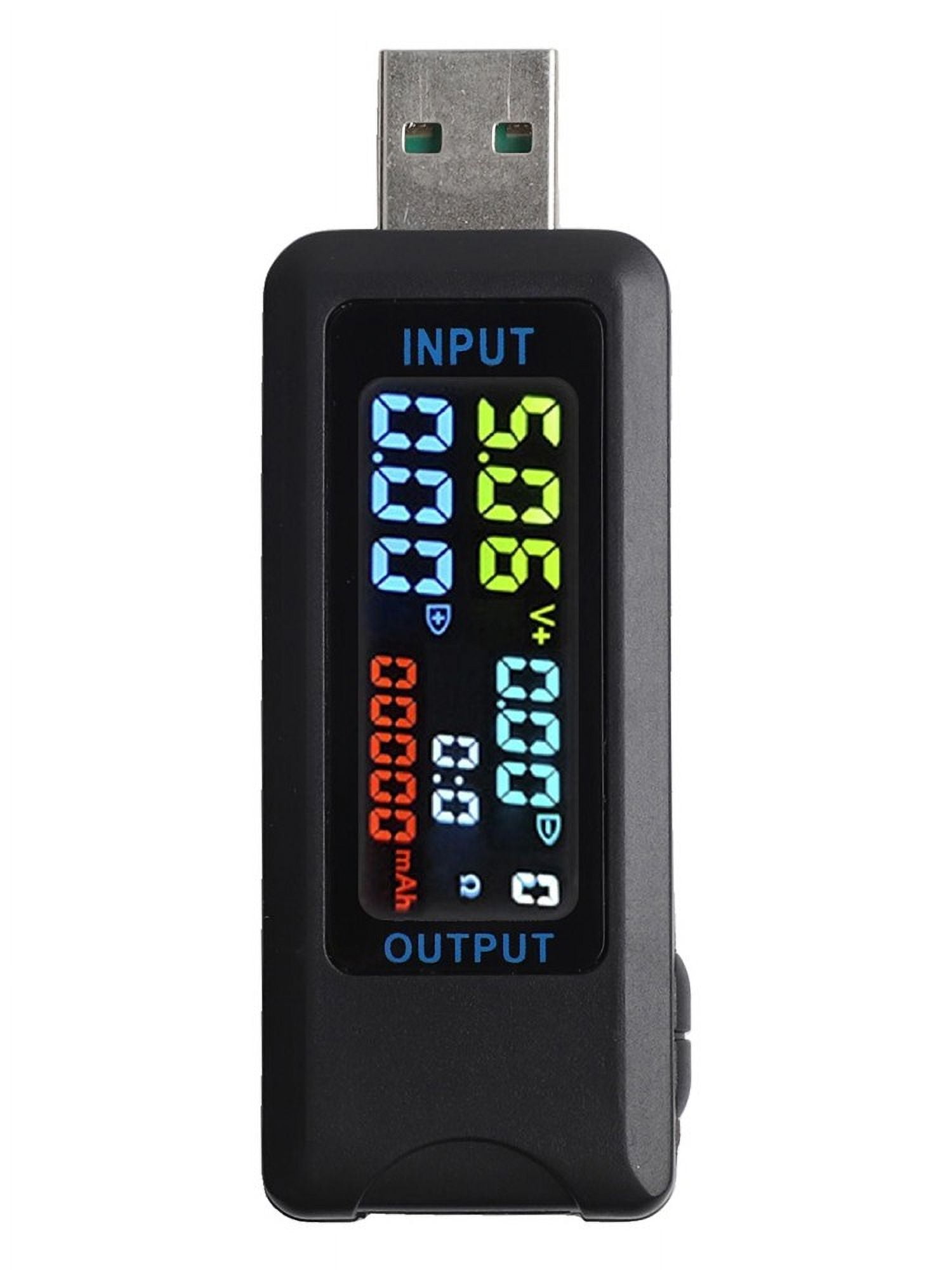 Huajunming Usb C Power Meter Usb Tester 4.5-36V 0-5A Voltmeter Ammeter ...