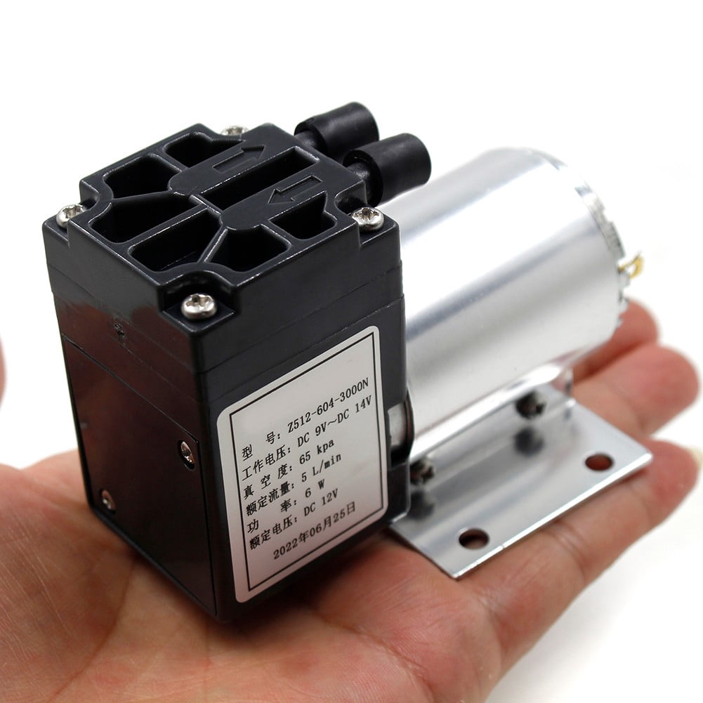 Huajunming Vacuum Pumps Dc 12V 120Kpa Mini Vacuum Pump Negative ...