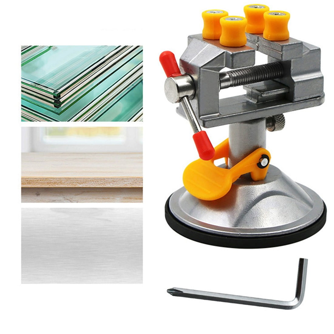 Huajunming Watches Jewelry Mini Bench Table Vise Vice With Suction ...