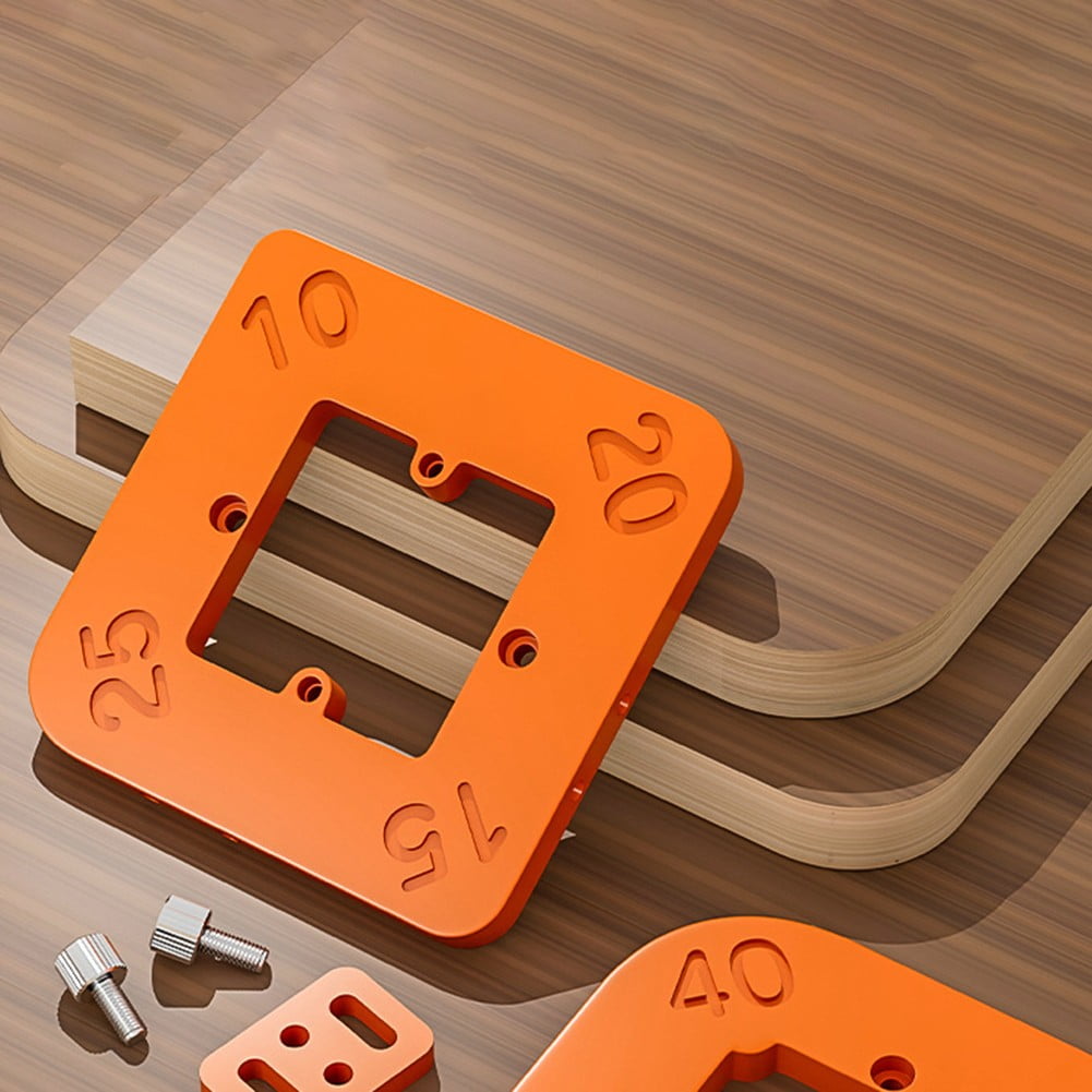 Huajunming Woodworking Router Corner Radius Templates Jig Angle Corner ...