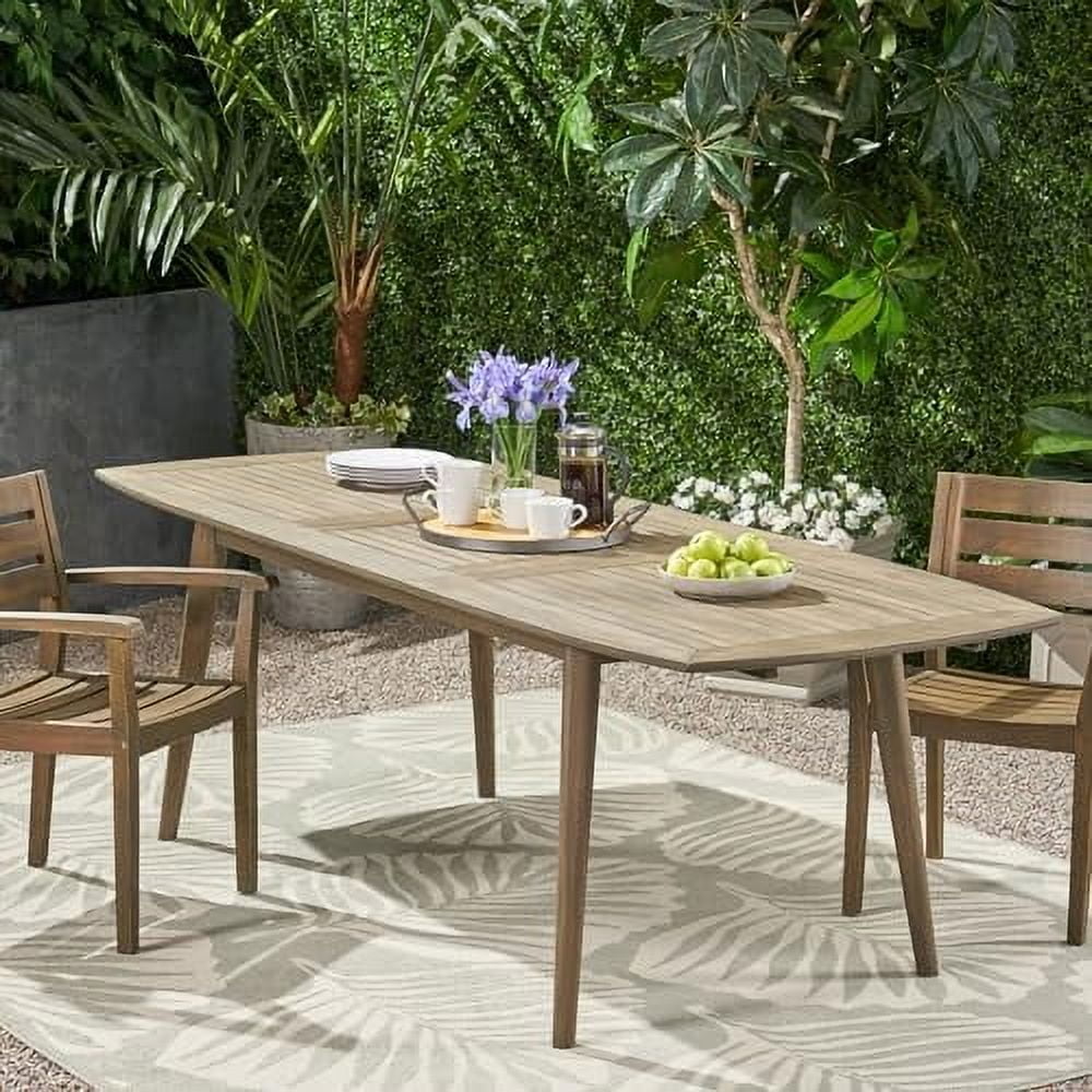 Huajuze Oval Dining Table for 6 8 Person Mid Century Modern Dining ...