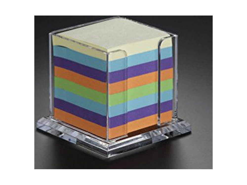 Huang Acrylic Acrylic Lucite3 x 3 NOTE PAD ORGANIZER (W/1-PAD) (HOLDS ...
