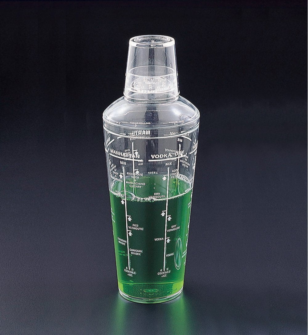 Huang Acrylic Cocktail Shaker (1064-P) - Walmart.com