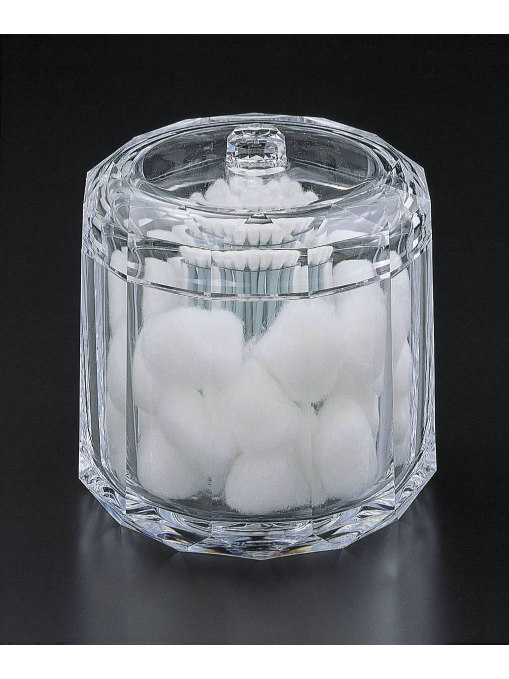 Huang Acrylic Cotton Ball & Swab Box (4504) - Walmart.com