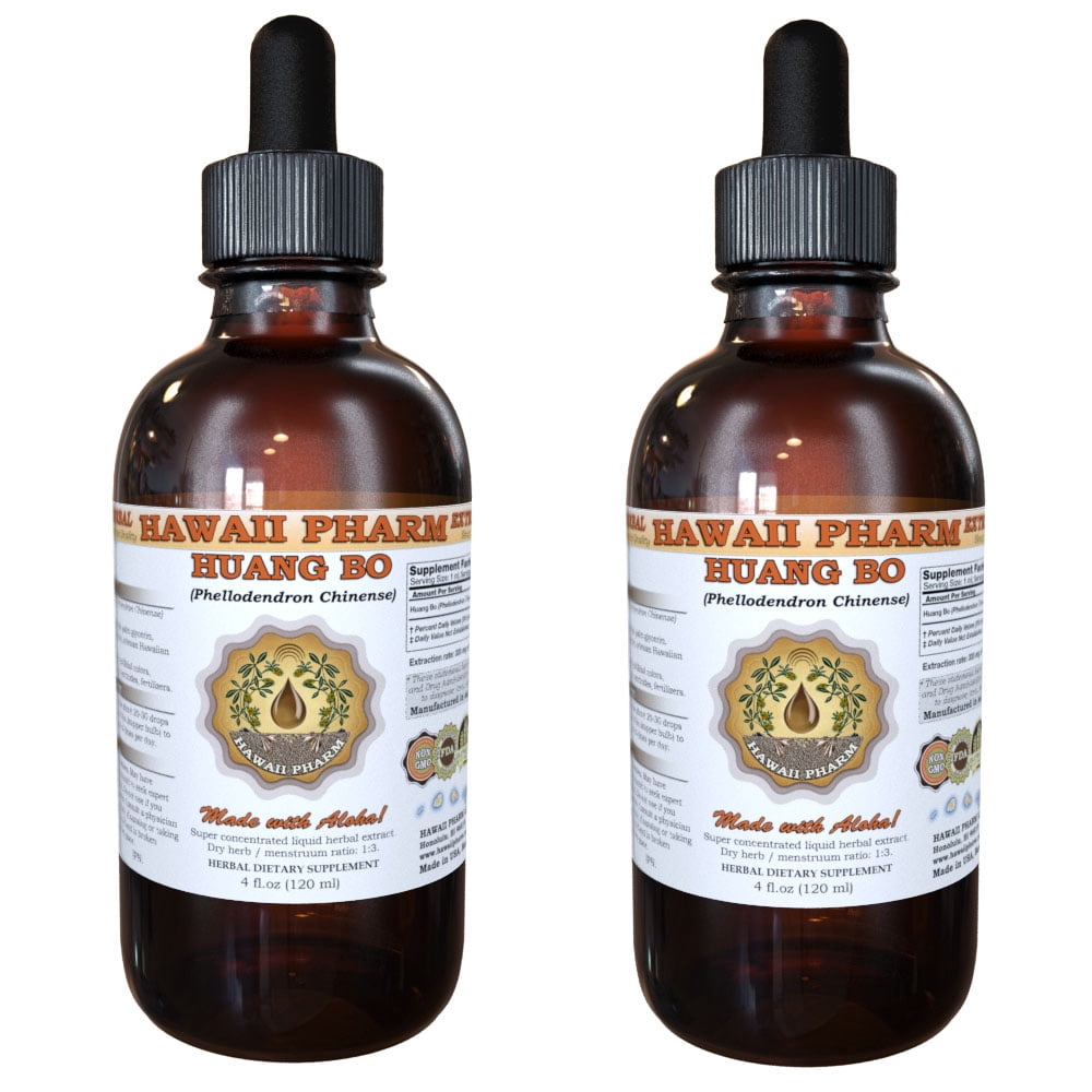 Huang Bo, Huang Bai, Amur Cork Tree (Phellodendron Chinense) Tincture ...